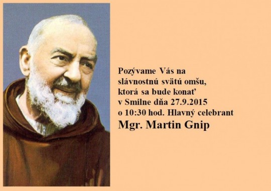 Slávnostná svätá omša - Obec Smilno